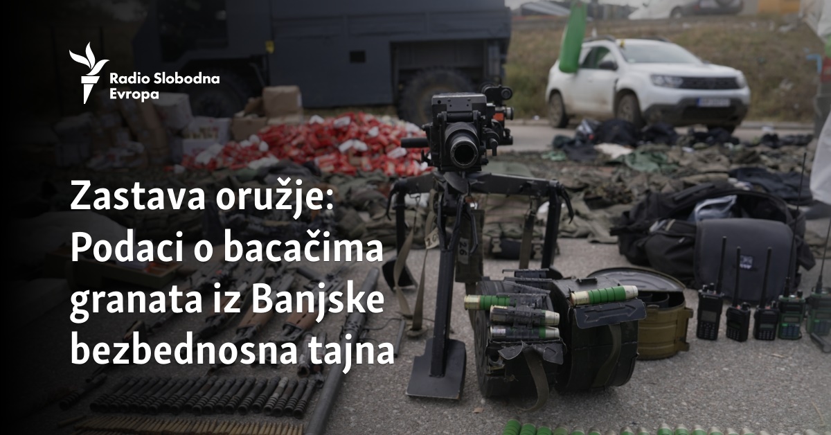 Zastava oružje: Podaci o bacačima granata iz Banjske bezbednosna tajna