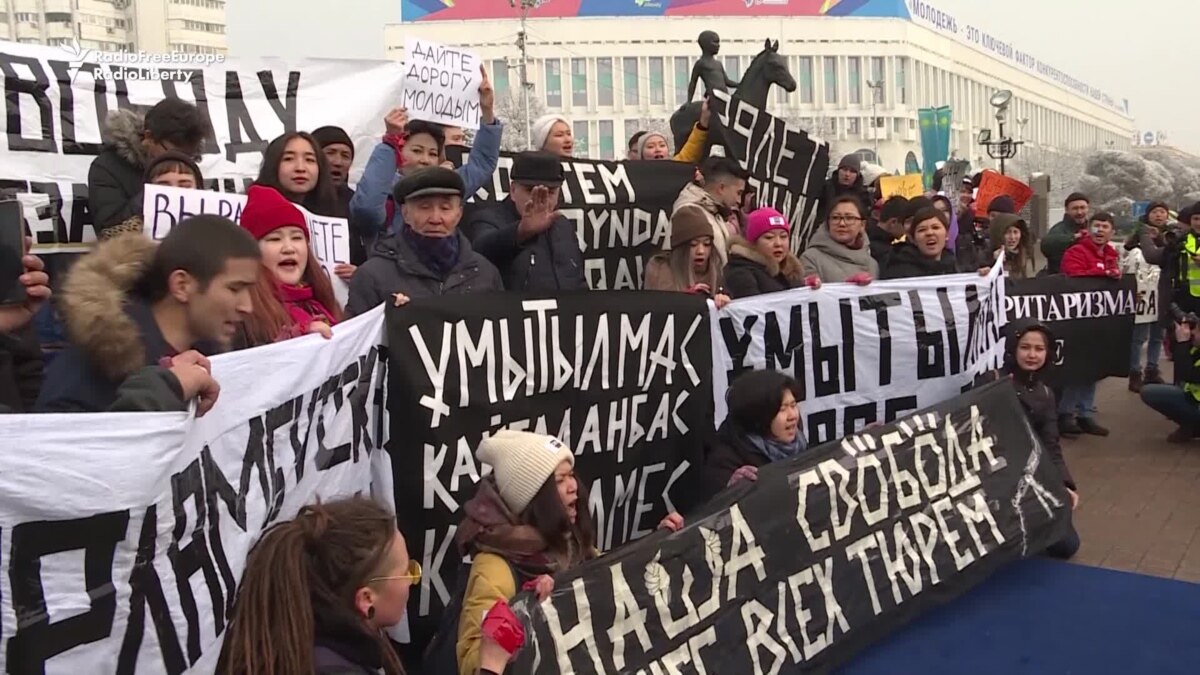 Dozens Of Kazakh Activists Detained Amid Protests On Independence Day