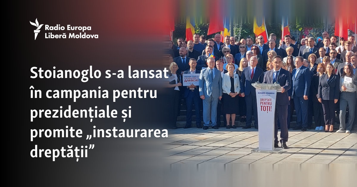 Stoianoglo s-a lansat în campania pentru prezidențiale și promite ...