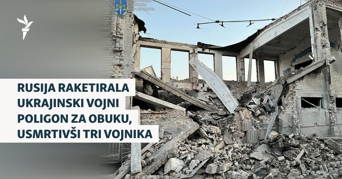 Rusija raketirala ukrajinski vojni poligon za obuku, usmrtivši tri vojnika