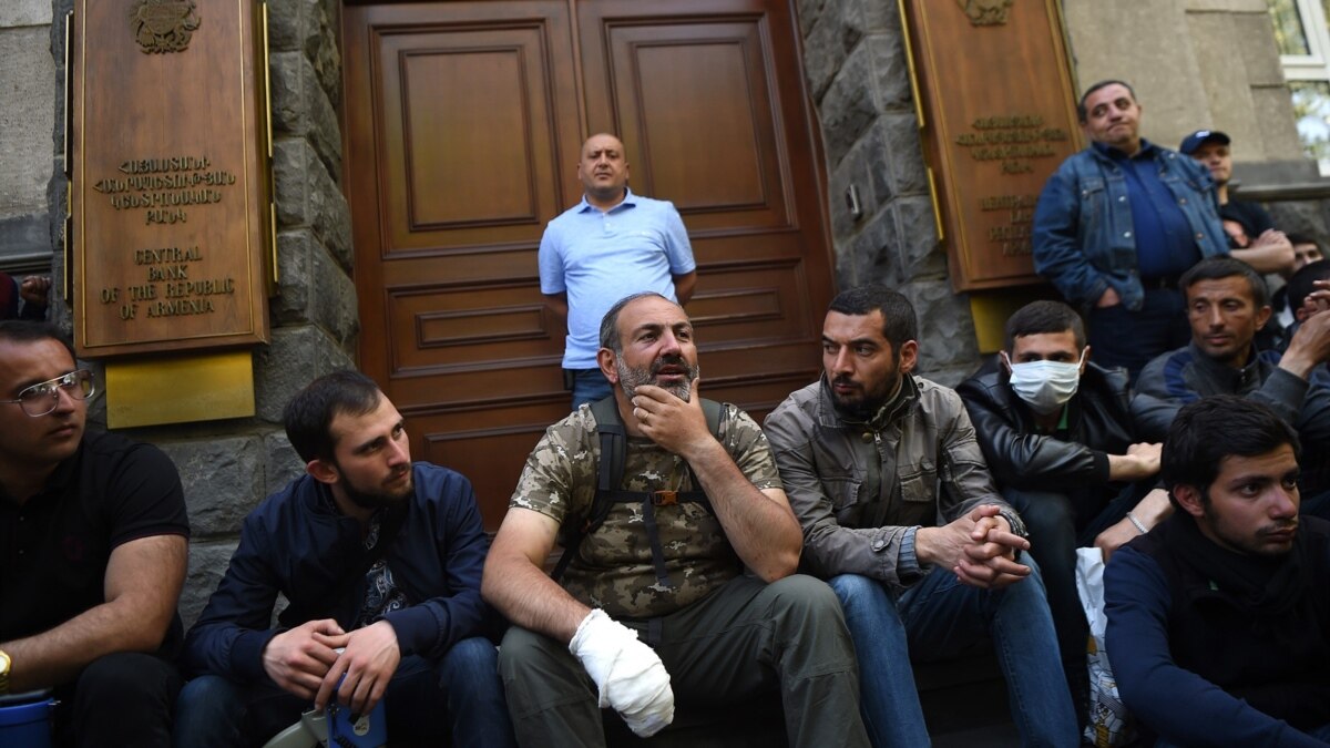 Armenian Protest Leader Has Long Track Record Of Defiance, Civil ...