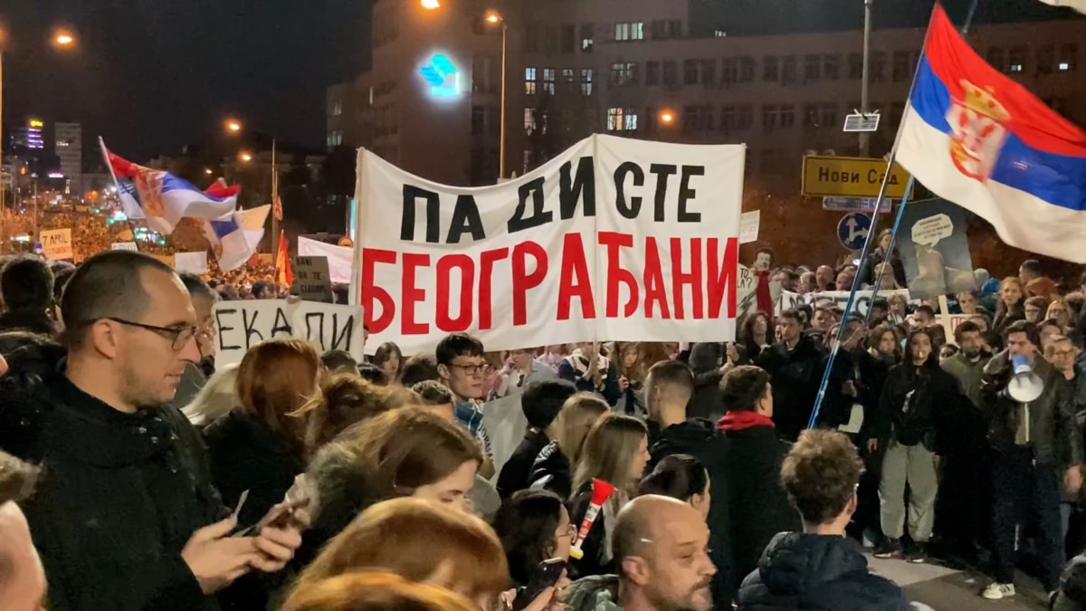 Tears And Celebrations As Serbian Students Finish 2-Day Protest March