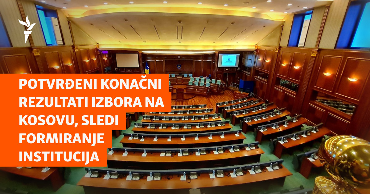 Potvrđeni konačni rezultati izbora na Kosovu, sledi formiranje institucija