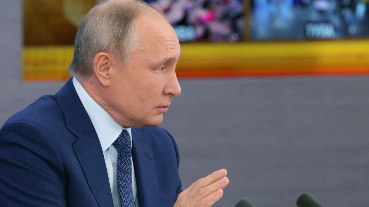 Годишна конференција на рускиот претседател Владимир Путин