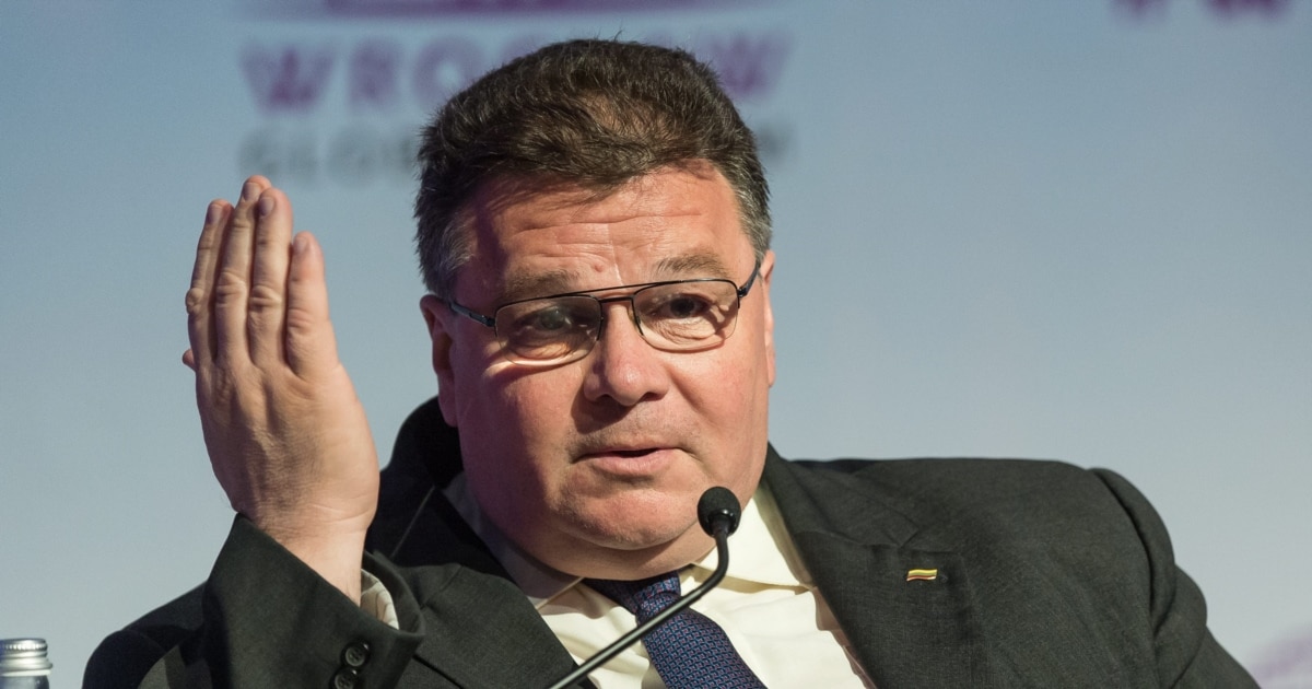 Minister: Lithuania Gives Refuge To Gay Men From Russia's Chechnya