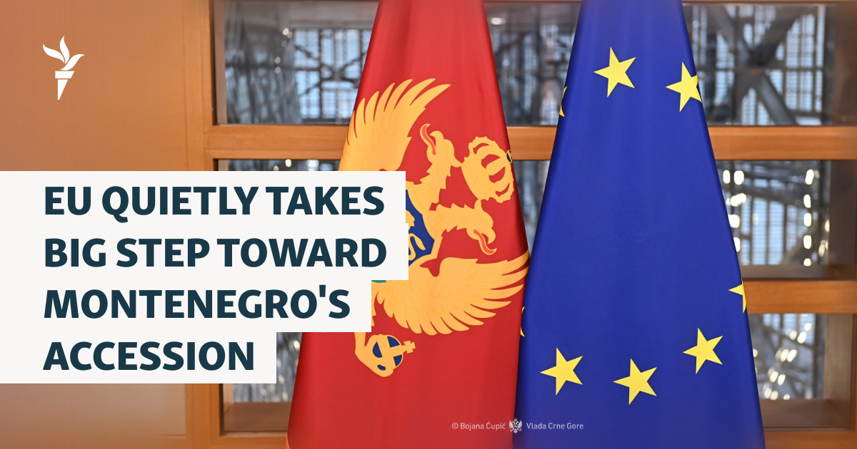 EU Quietly Takes Big Step Toward Montenegro's Accession