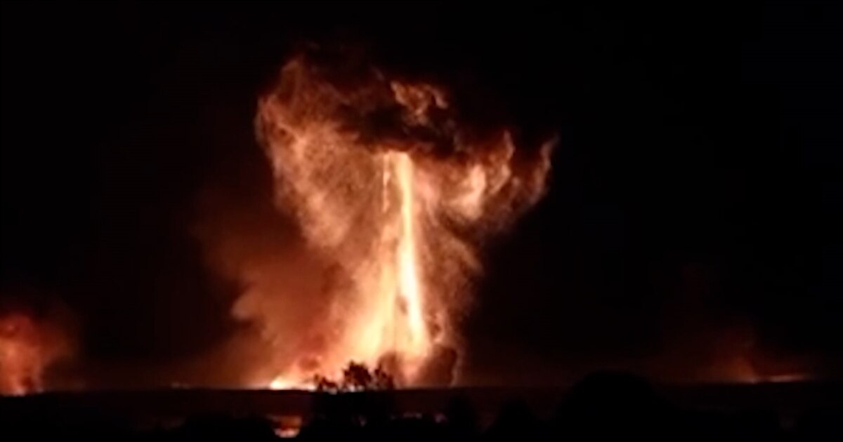 Blasts At Arms Depot Shake Russia's Tver Region During Ukrainian Drone ...