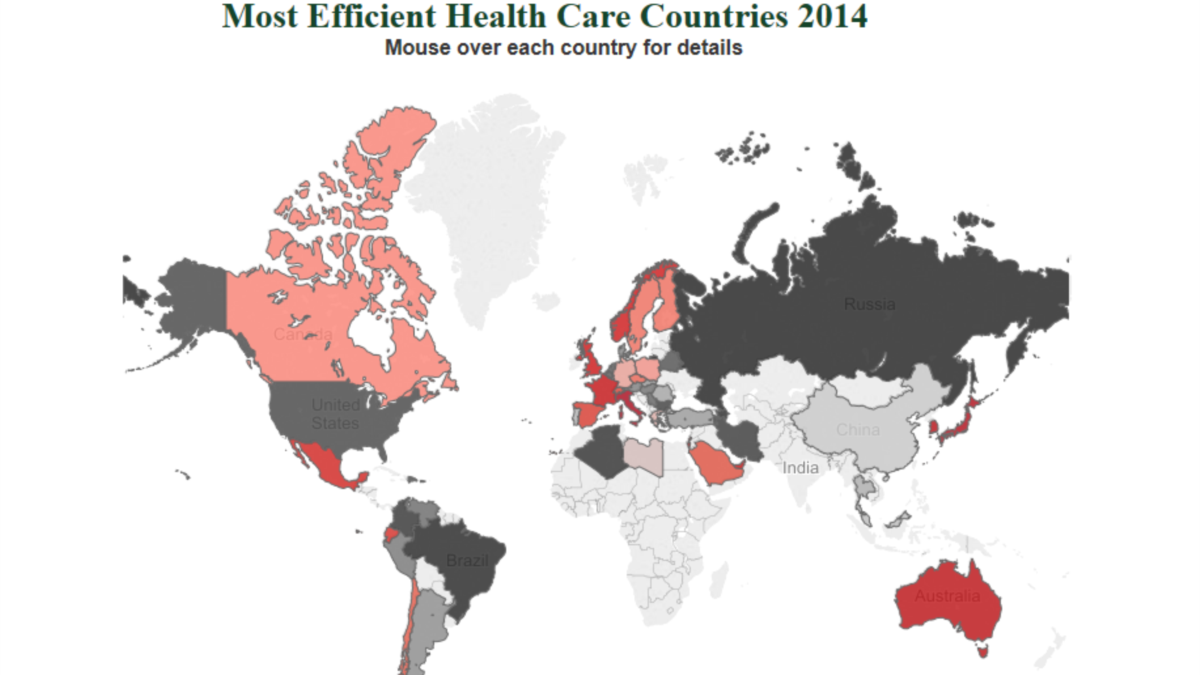 Bloomberg Ranks World's Most Efficient Health-Care Systems
