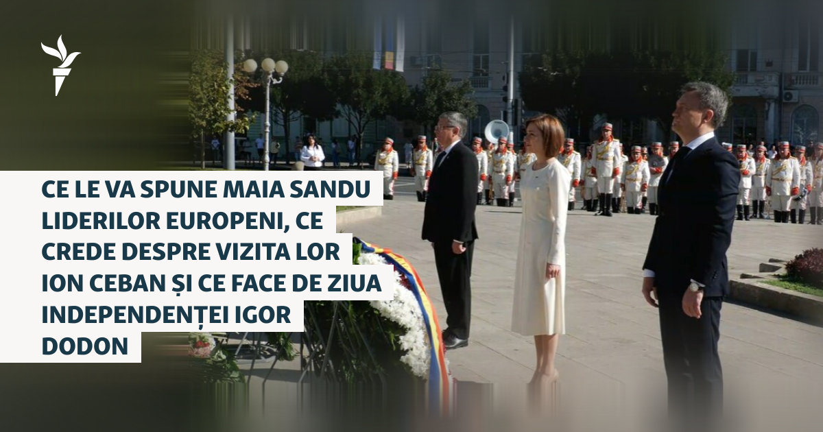 Ce le va spune Maia Sandu liderilor europeni, ce crede despre vizita ...