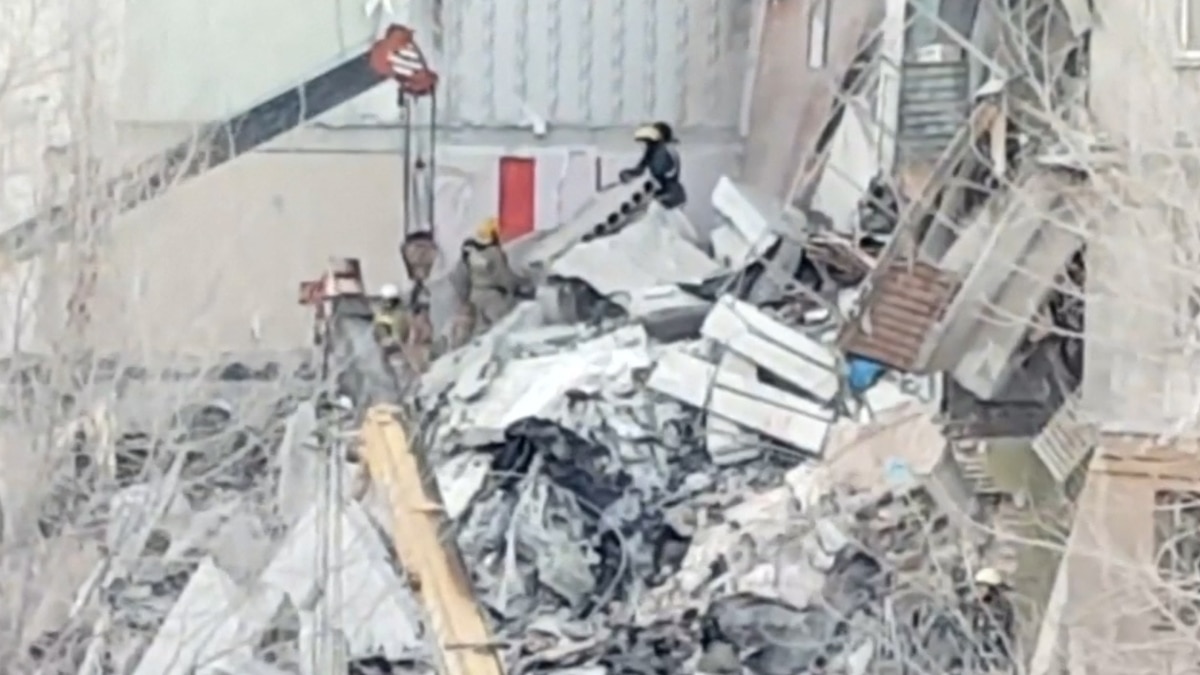 Rescuers Search For Survivors Of Russian Apartment Blast