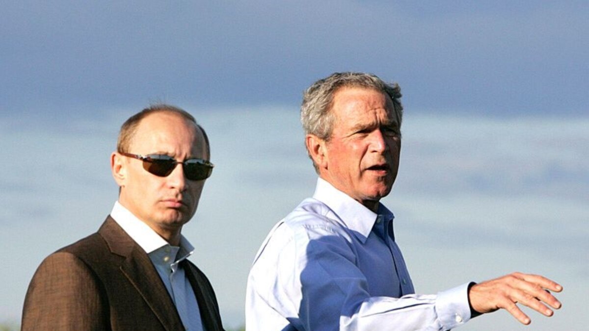 Буш и Путин начали «лобстерный саммит» с воспоминаний о ленинградской ...