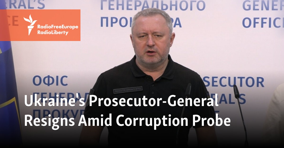 Ukraine's Prosecutor-General Resigns Amid Draft-Dodging Scandal