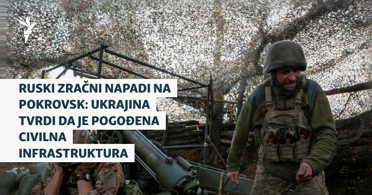 Ruski zračni napadi na Pokrovsk: Ukrajina tvrdi da je pogođena civilna ...
