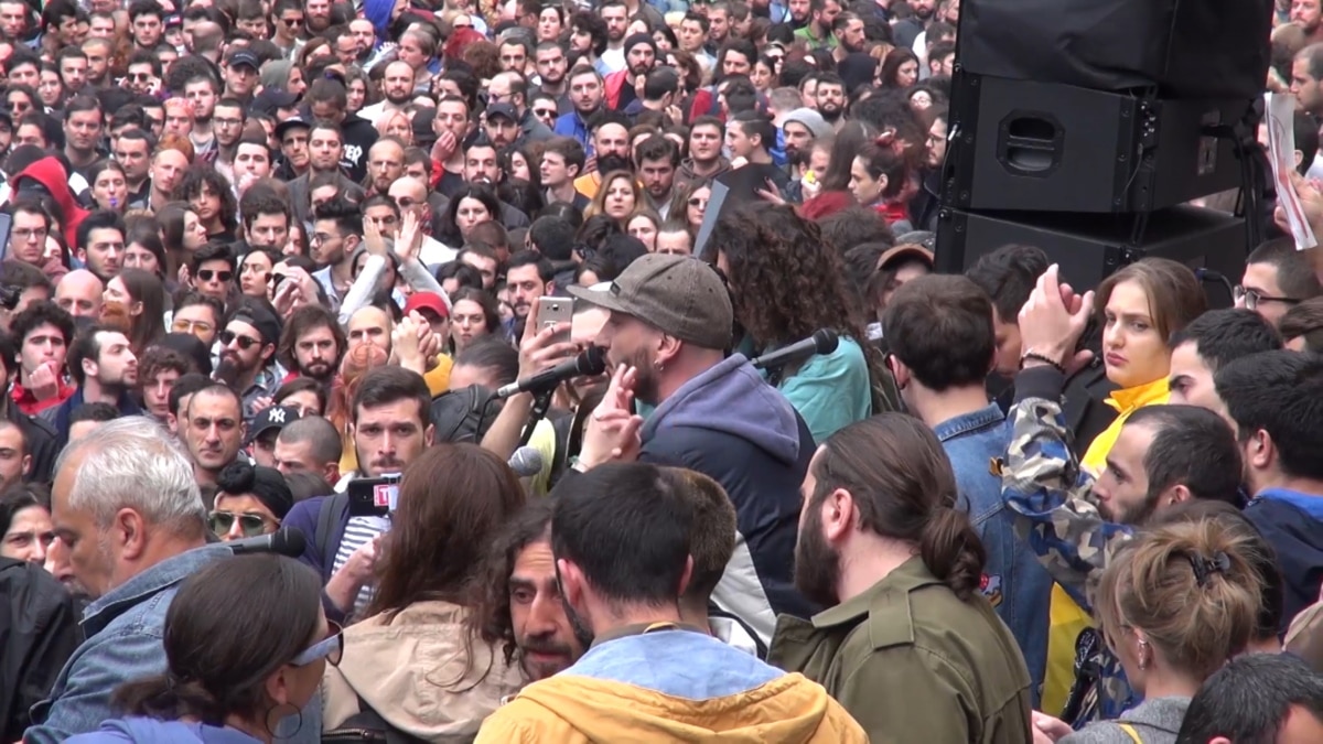 Thousands Protest In Tbilisi Over Police Raid On Clubs