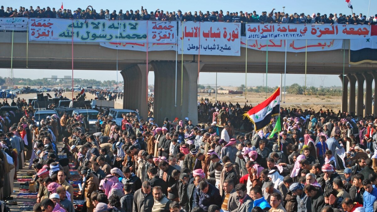 Wave Of Sunni Demonstrations Sweeps Iraq