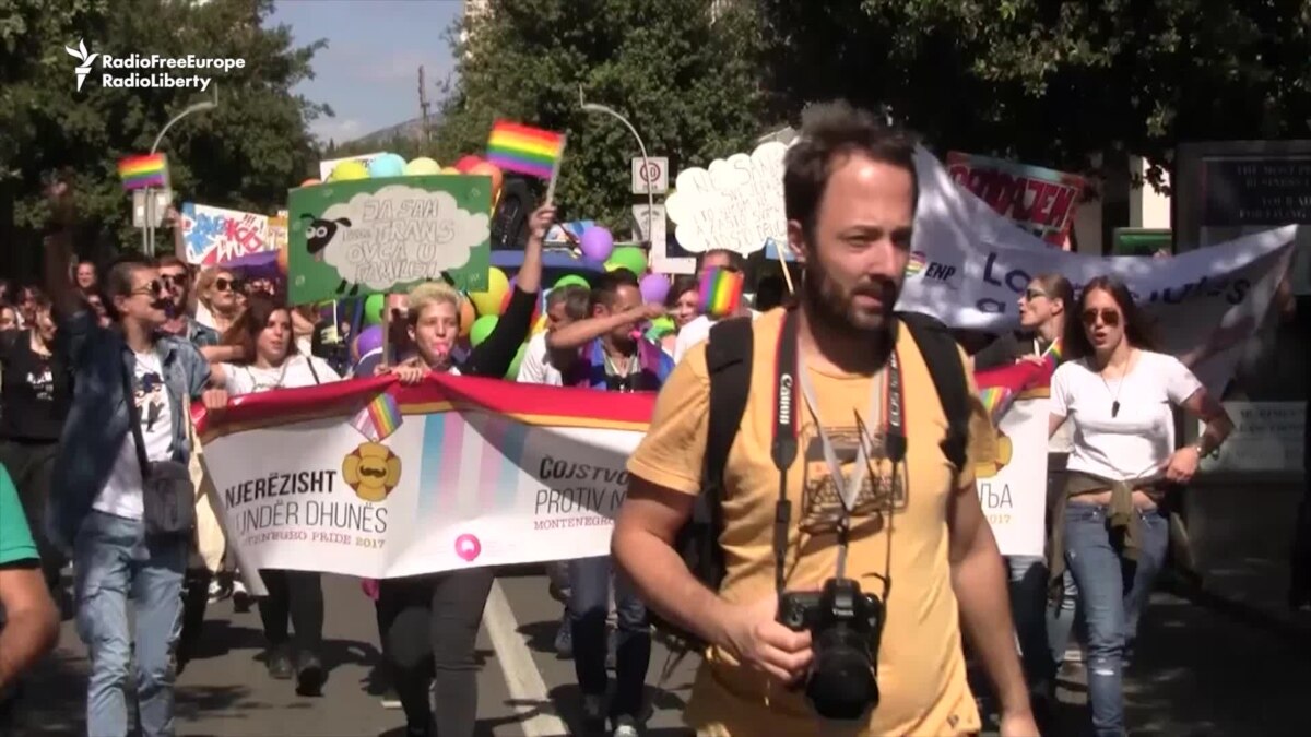 Gay Pride Parade Held In Montenegrin Capital
