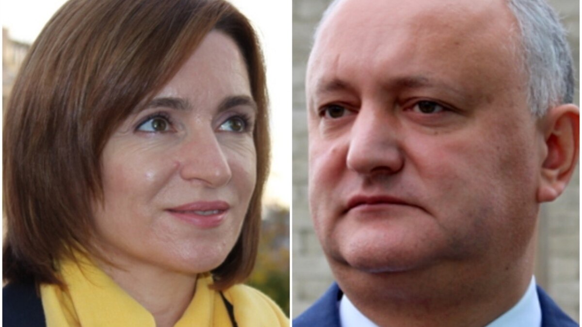 Pro-Western Sandu Leads Pro-Russia Dodon In Moldova Presidential Vote