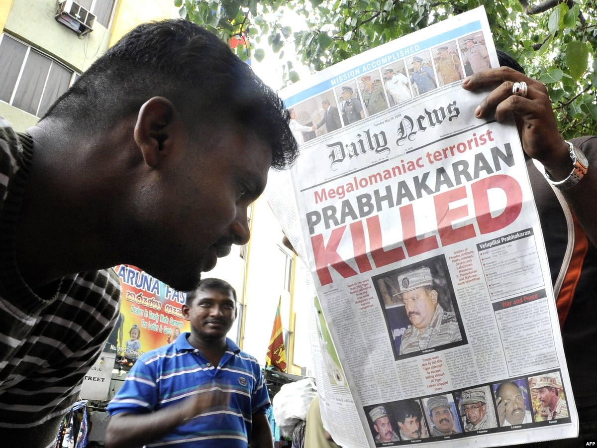 Sri Lanka Confirms Tamil Tiger Leader Is Dead