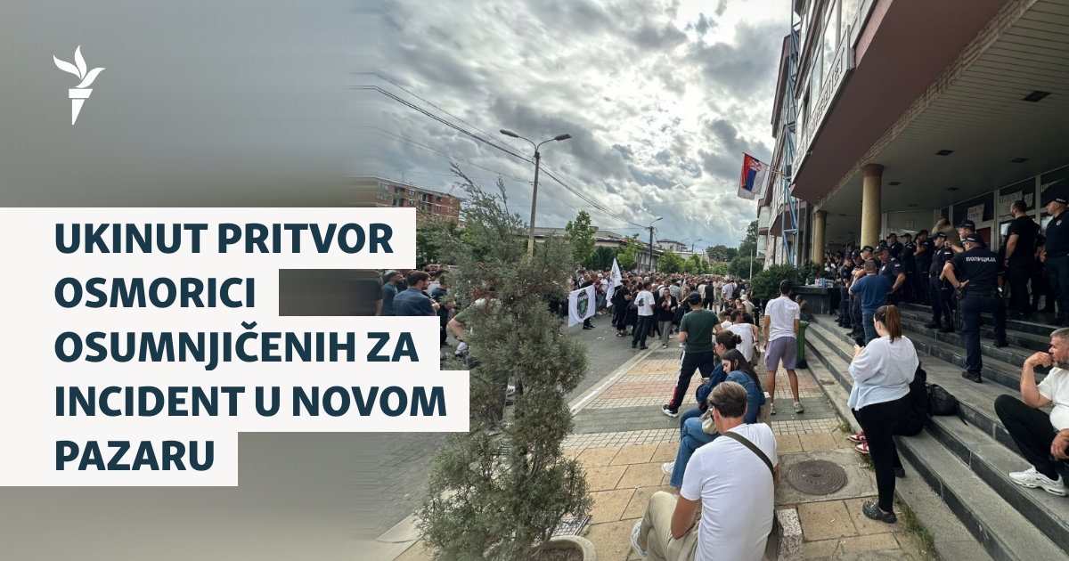 Ukinut pritvor osmorici osumnjičenih za incident u Novom Pazaru