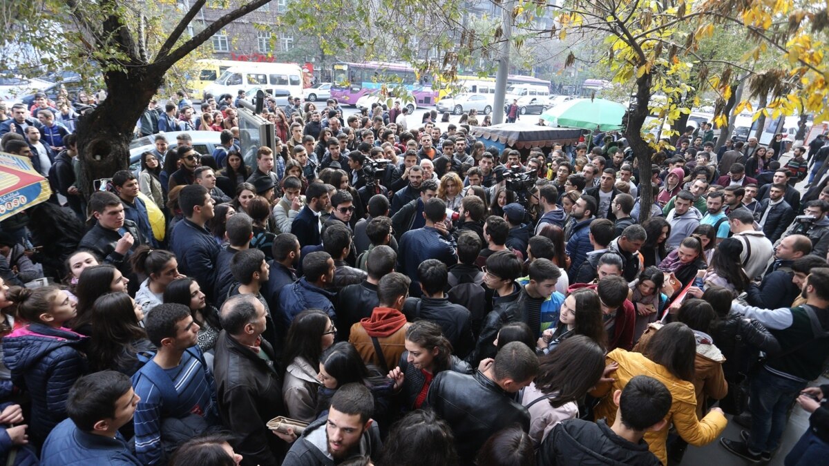 Students Protest Against New Law On Military Service