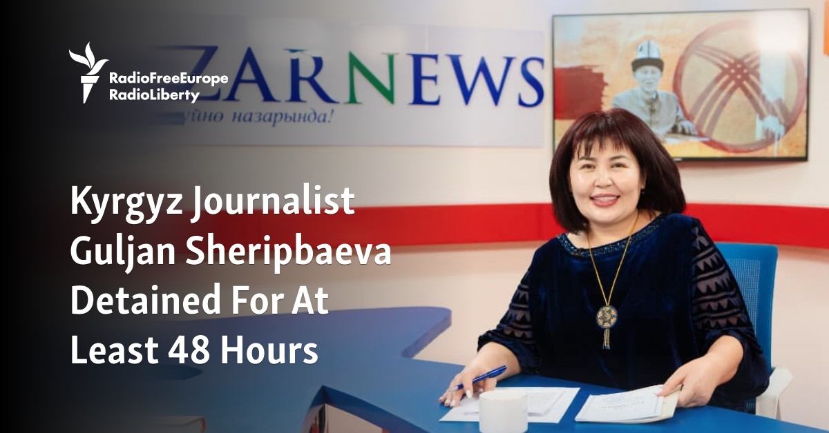 Detained Kyrgyz Journalist Transferred To House Arrest