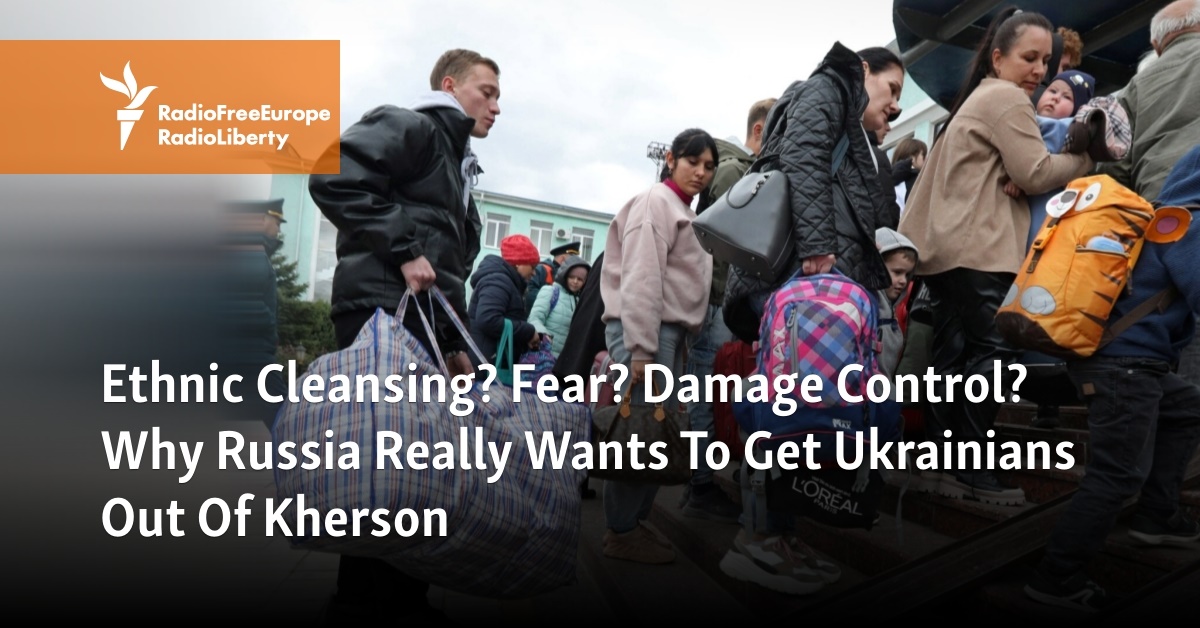 Ethnic Cleansing? Fear? Damage Control? Why Russia Really Wants To Get ...