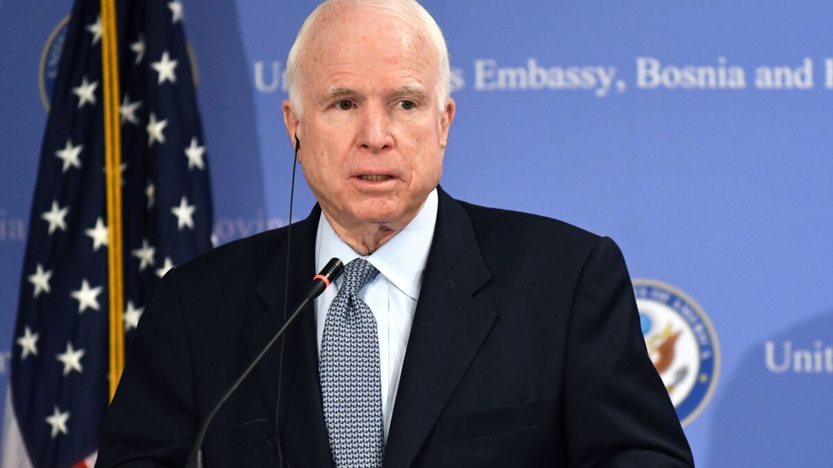 Маккейн обеспокоен вмешательством России в дела Боснии и Герцеговины