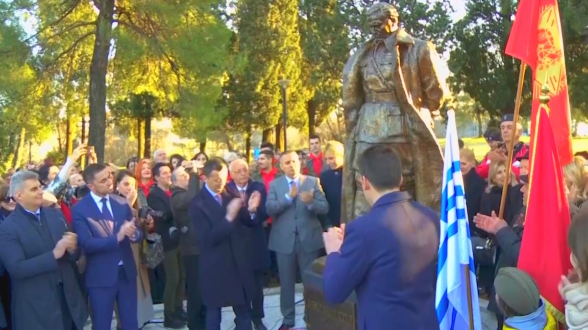 Yugoslav Leader Tito's Statue Unveiled In Montenegro