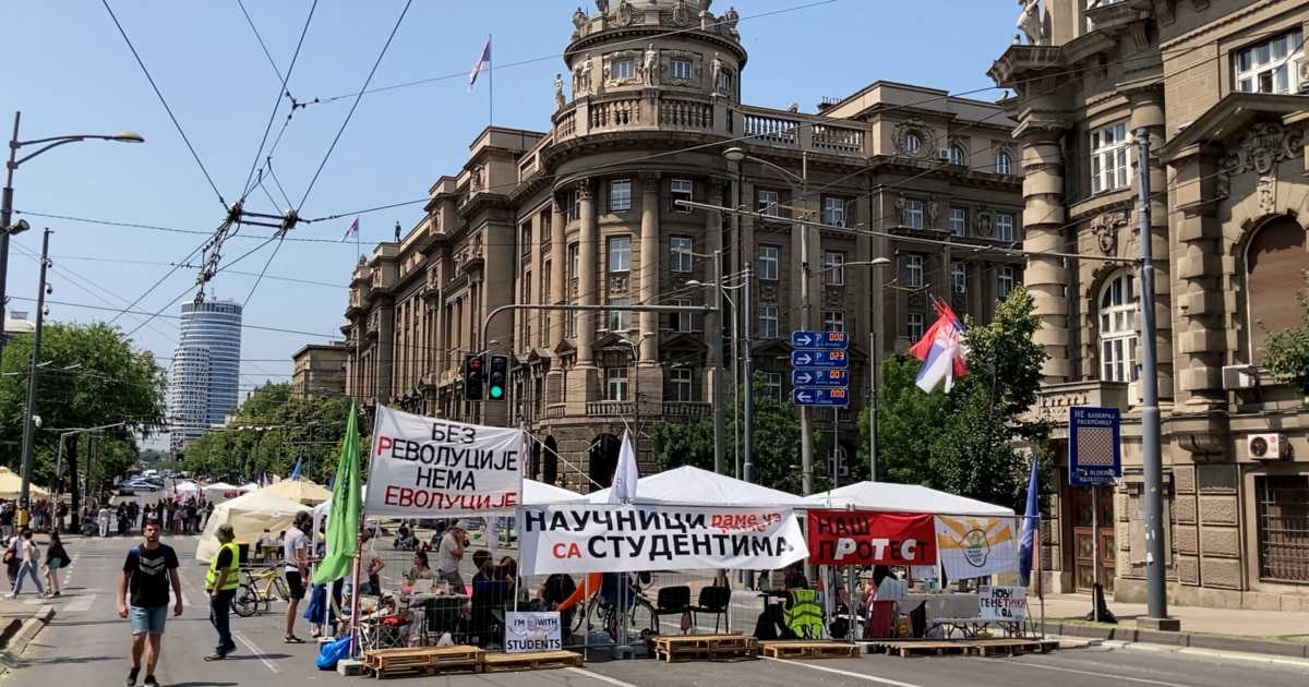 'Fakulteti na raskrsnici': Blokada u centru Beograda