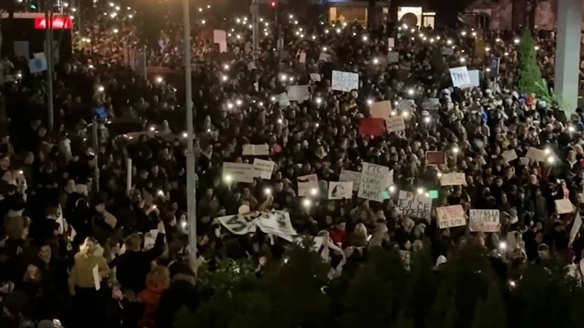 What's Behind The Student-Led Protests In Serbia?