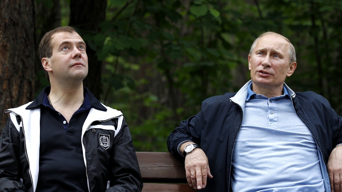 Russia's Medvedev Says Putin Is More Popular