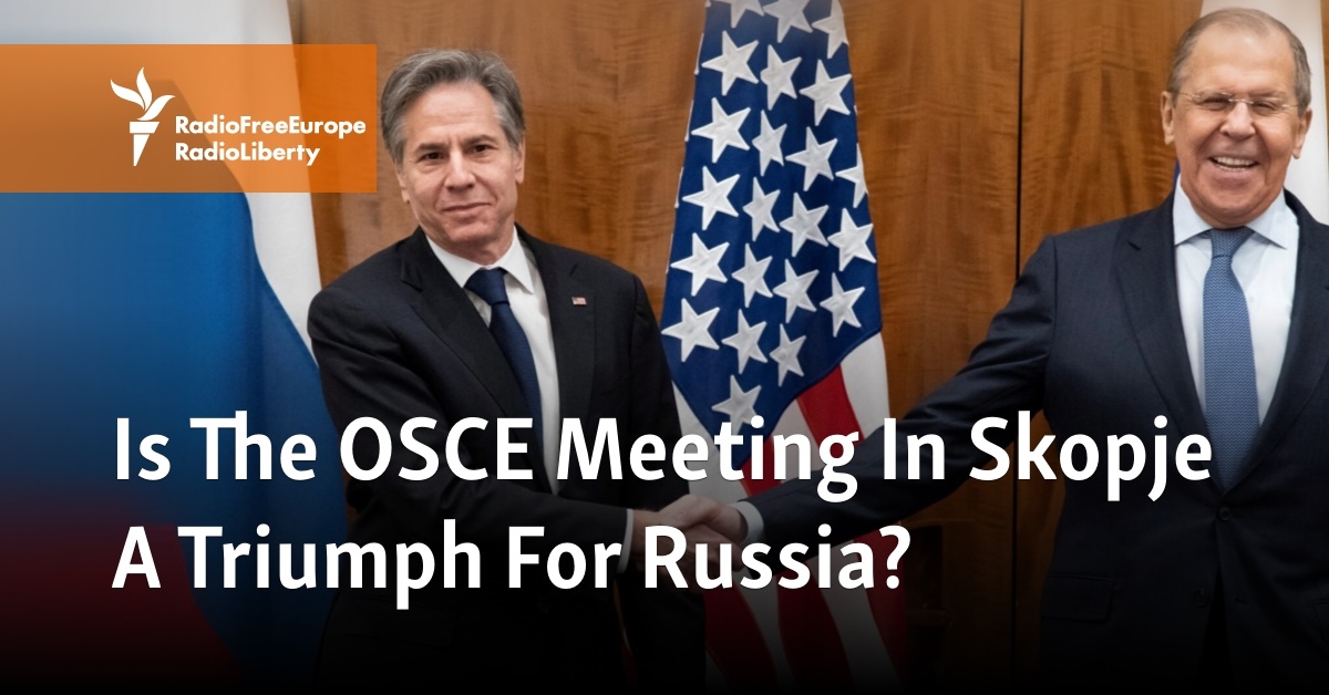 Is The OSCE Meeting In Skopje A Triumph For Russia?