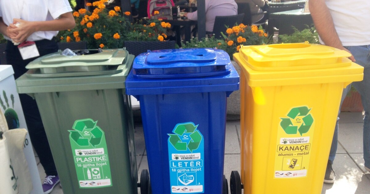 Riciklimi i mbeturinave në Prishtinë