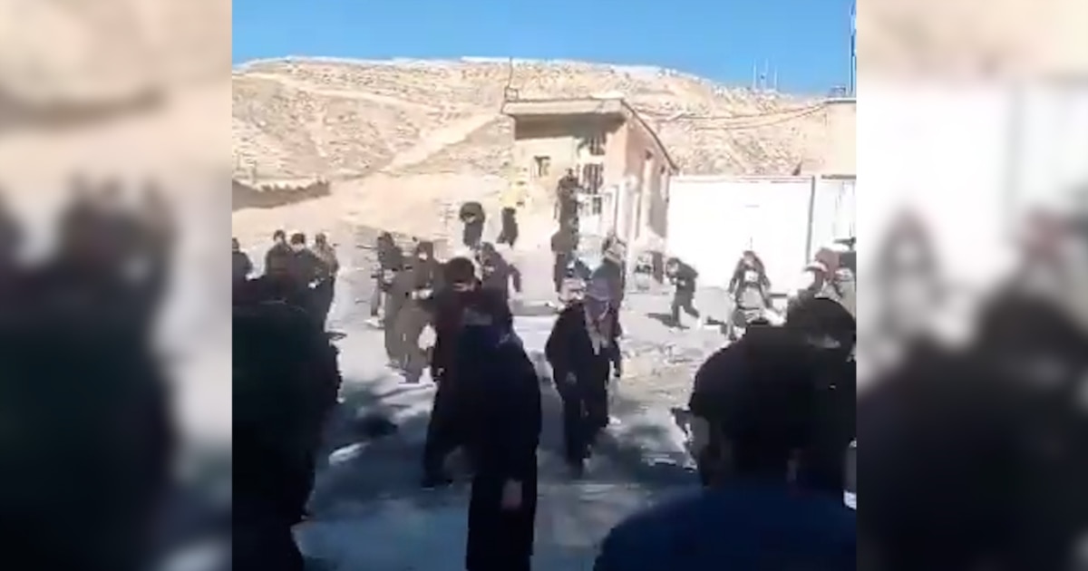Iranian Security Forces Shoot At Protesters