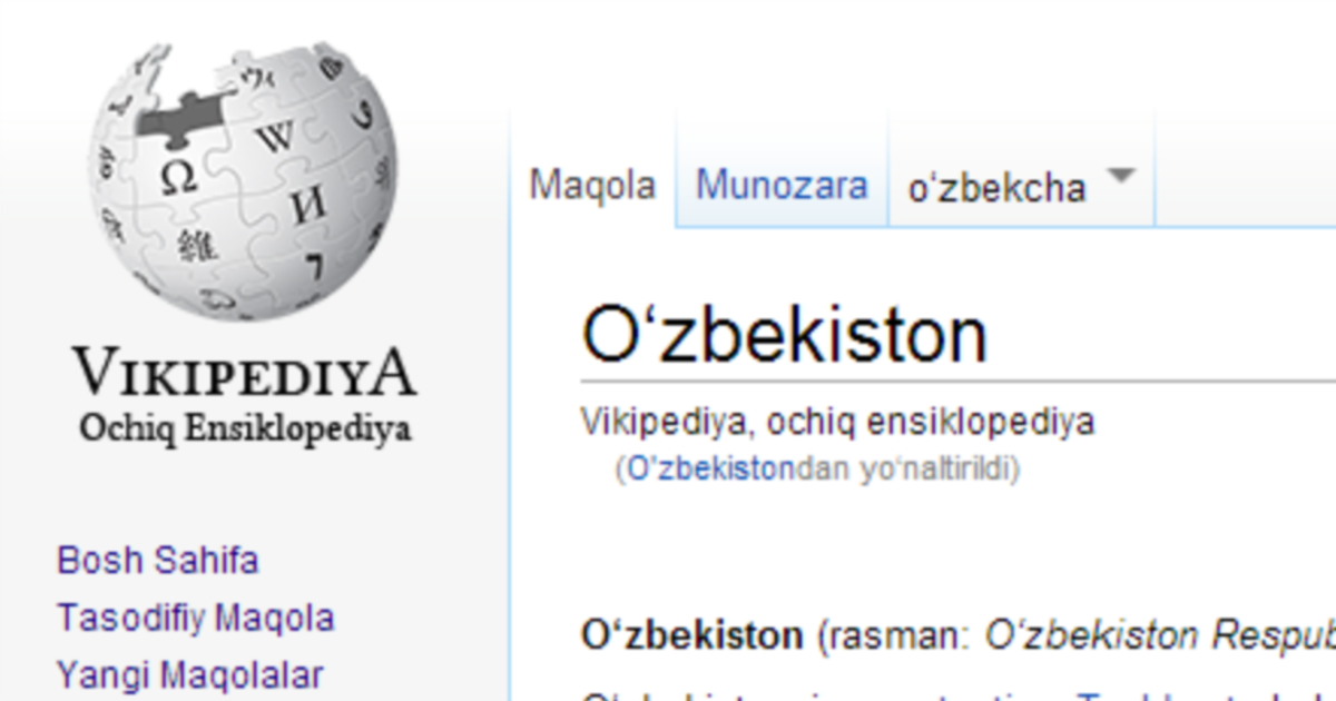 O‘zbek Vikipediyasida maqolalar soni 50 mingdan oshdi
