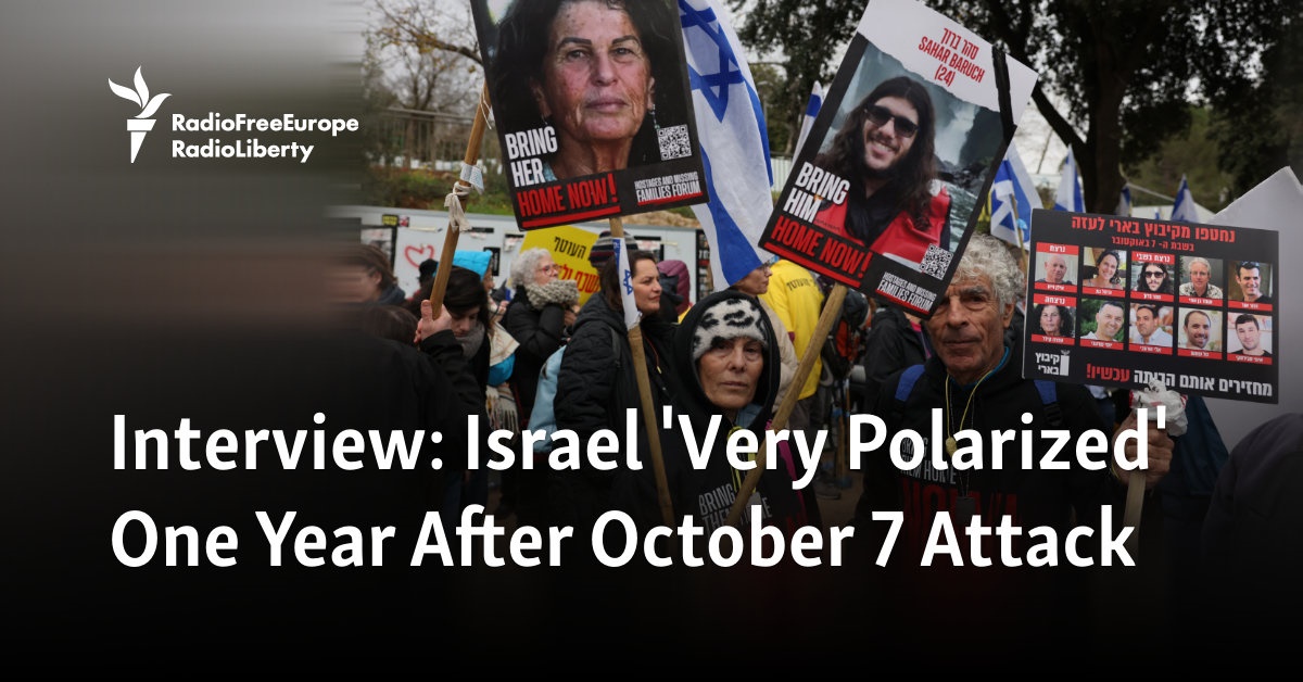 Interview: Israel 'Very Polarized' One Year After October 7 Attack
