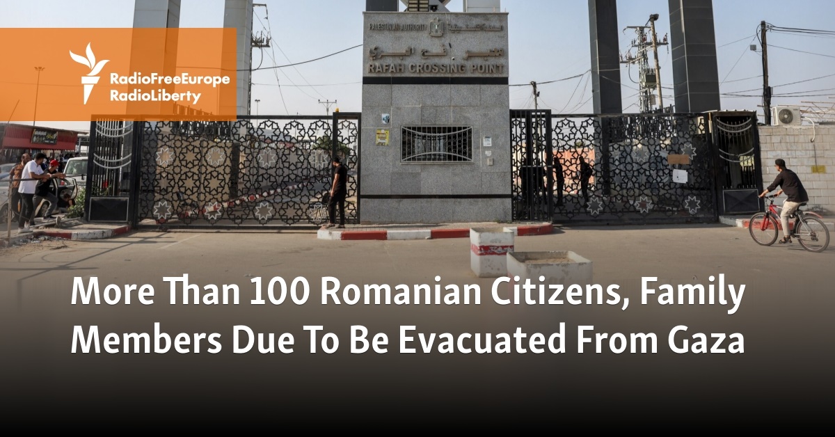 Hundreds Of Romanians, Ukrainians Await Evacuation From Gaza