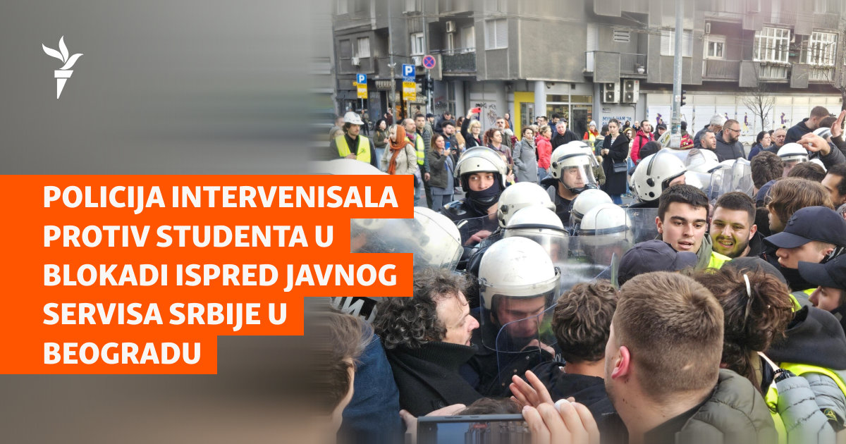 Nastavljena blokada zgrade RTS-a u Beogradu