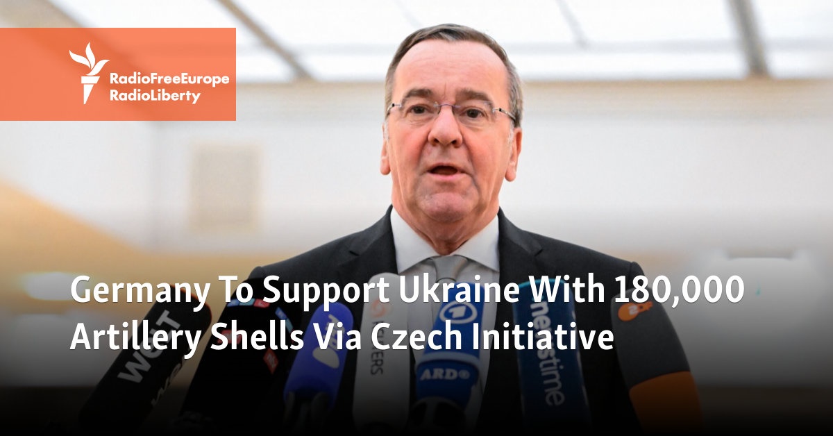 Germany To Support Ukraine With 180,000 Artillery Shells Via Czech ...