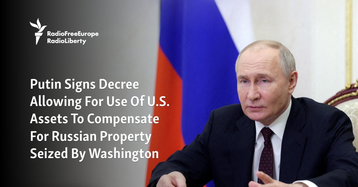 Putin Signs Decree Allowing For Use Of U S Assets To Compensate For