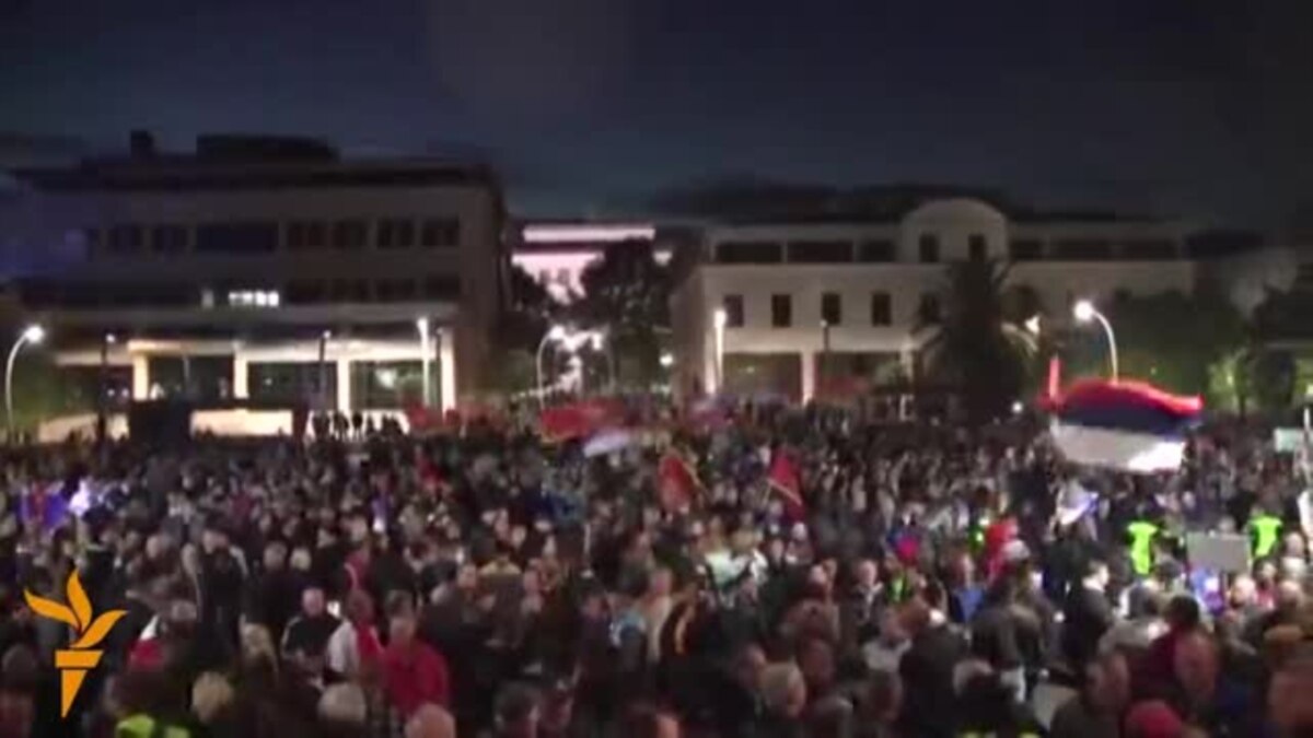Protests Call For Montenegro Leader To Quit