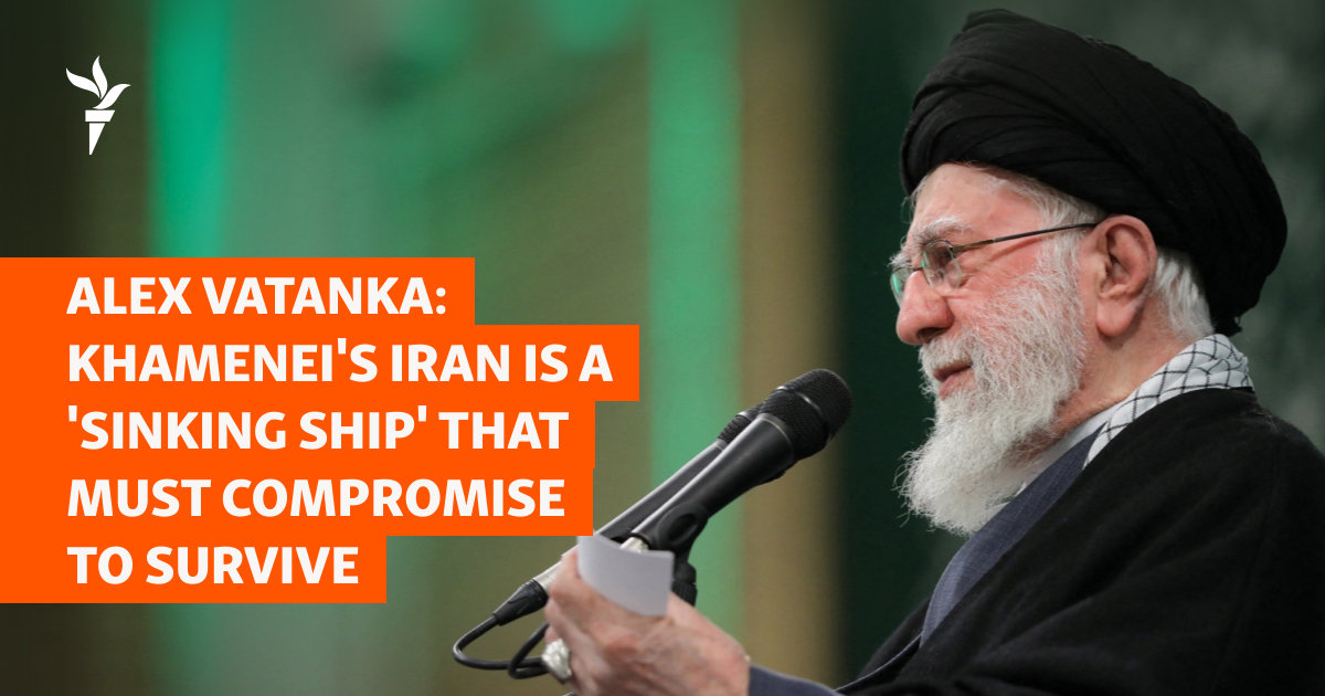 Alex Vatanka: Khamenei's Iran Is A 'Sinking Ship' That Must Compromise ...
