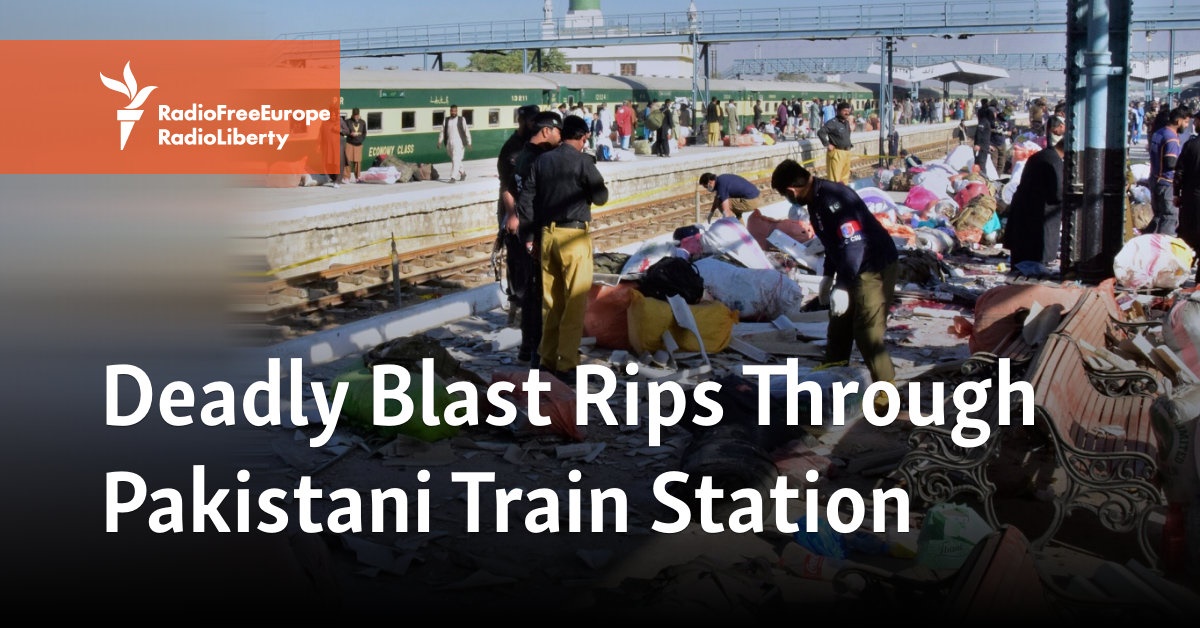 Deadly Blast Rips Through Pakistani Train Station