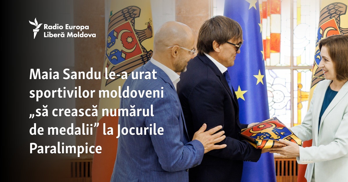 Maia Sandu le-a urat sportivilor moldoveni „să crească numărul de ...