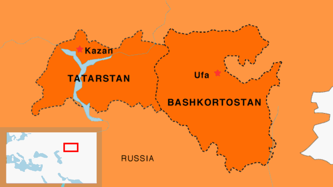 Kazan Russia Map