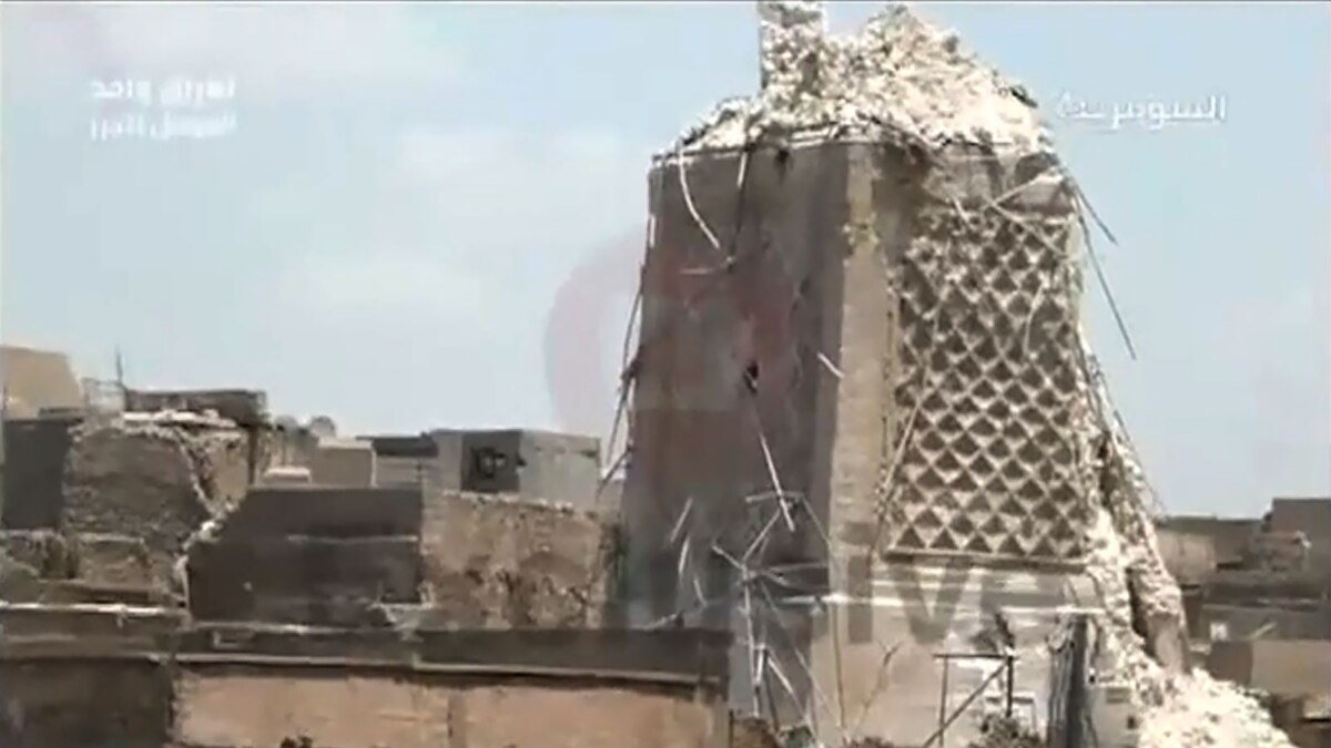 IS's Destruction Of Iconic Mosul Mosque Called 'Declaration Of Defeat'