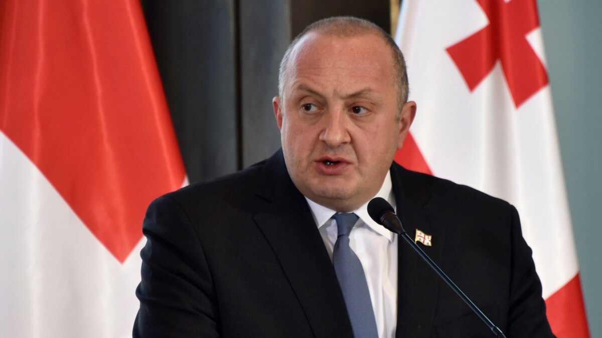 Georgian President Vetoes Controversial Amendments To Law On Public ...