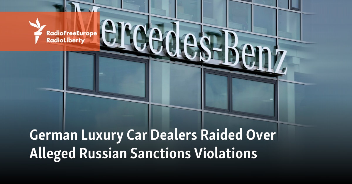German Luxury Car Dealers Raided Over Alleged Russian Sanctions Violations