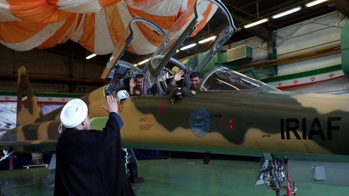 Iran Vows To Boost Military, Parades New Jet To Deter U.S. 'Attack'