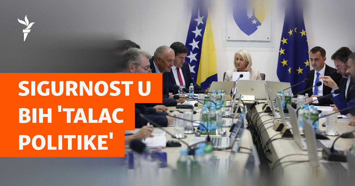 Sigurnost u BiH 'talac politike'